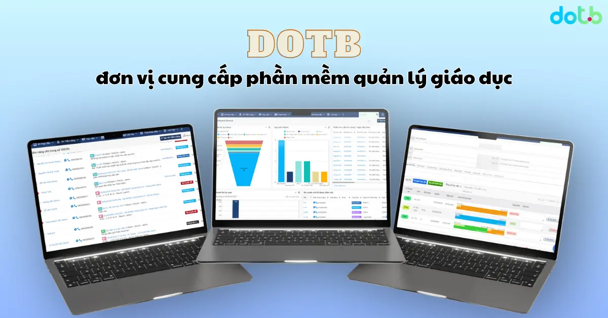 DotB đơn Vị Cung Cấp Phần Mềm Quản Lý Giáo Dục