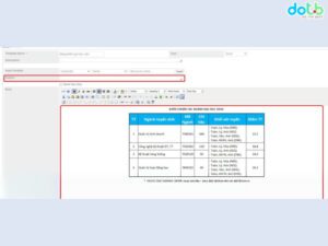 Giới Thiệu Tính Năng Email Marketing Trên Hệ Thống DotB EMS